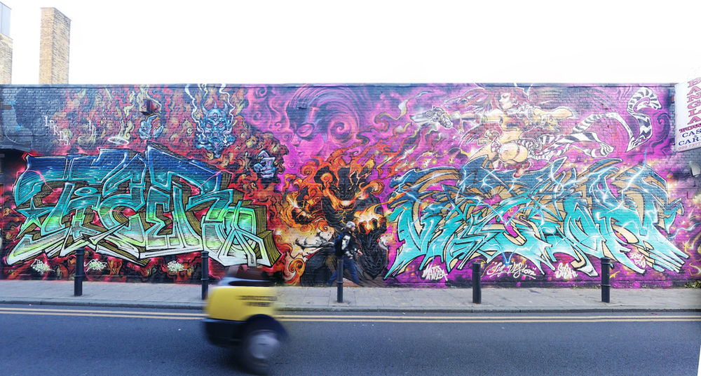 Graffiti Burner Wall