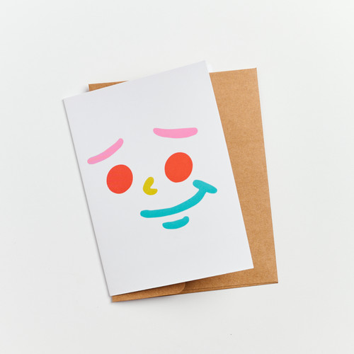 Smiley Face Card | Piggypegs