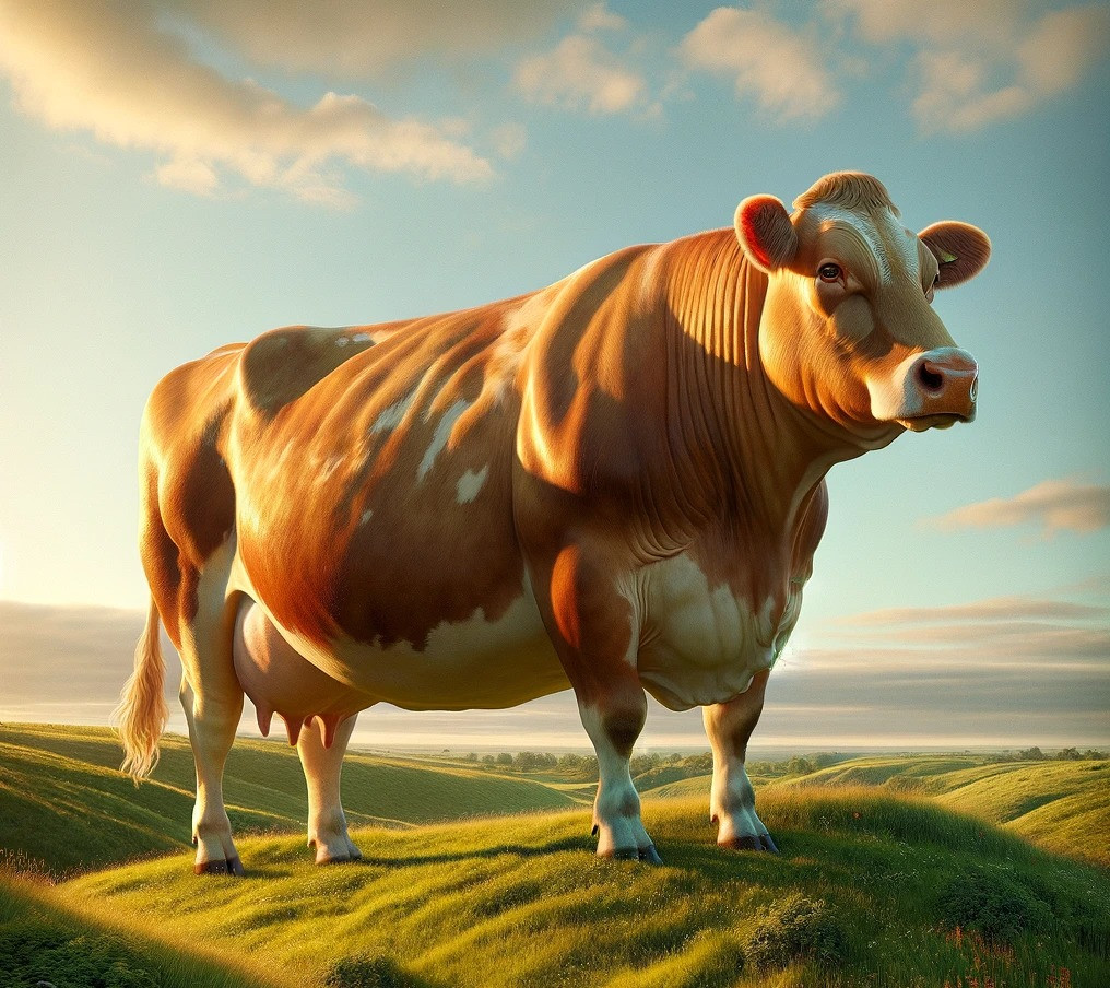 Once in a While, a Cow Stands Out from the Rest of the Herd