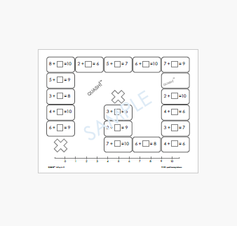 FREE SAMPLE: Addition board game | QUASH!
