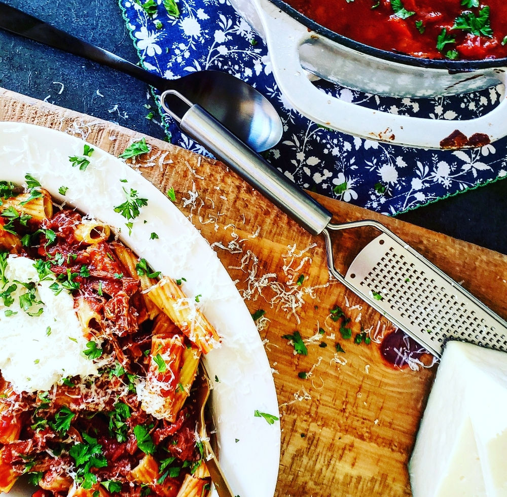 Beef Ragu with Rigatoni (And Comeback Kitchen Chatter)