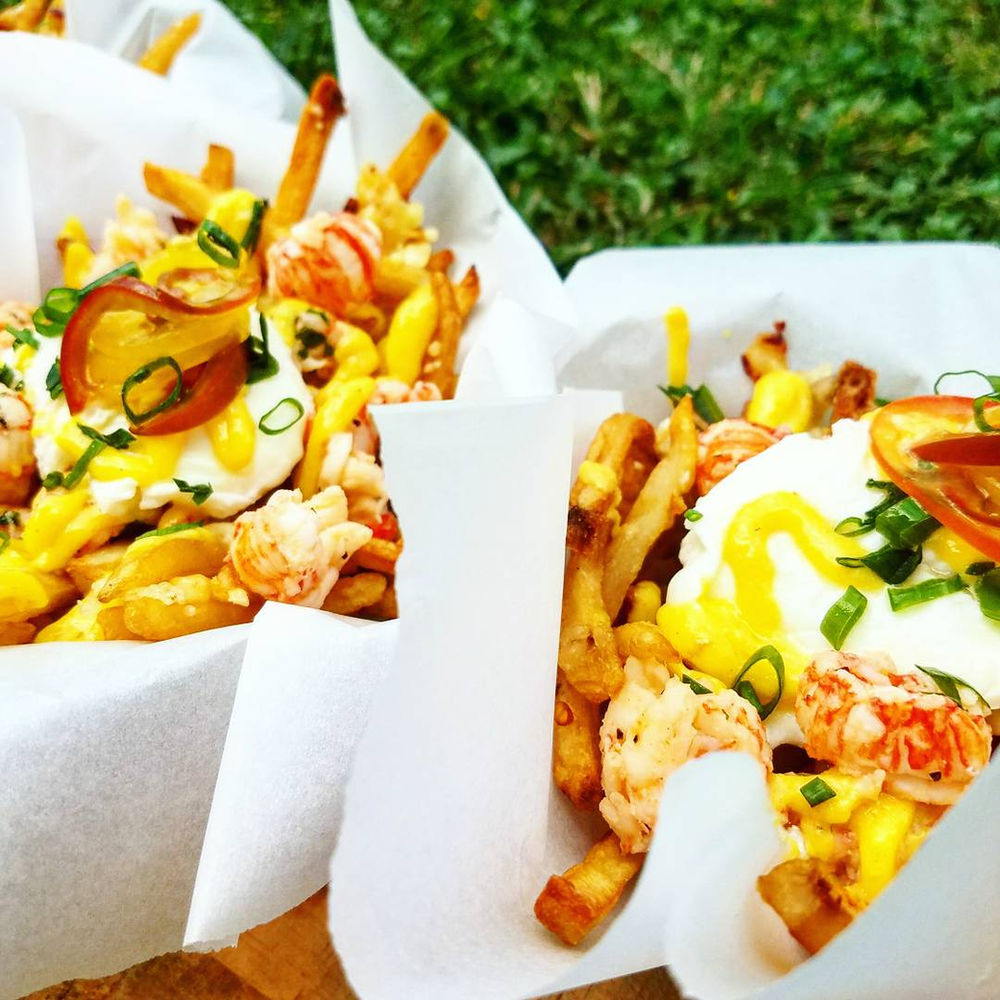 Lobster Benedict Fries