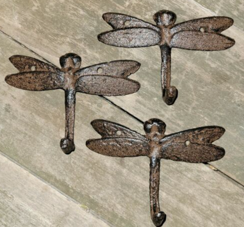 Cast Iron Dragonfly Hooks | Artefacts