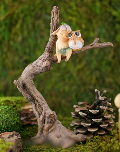 Garden Sprite with Owl | Artefacts