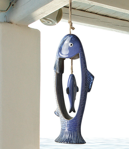 Fish Duo Ceramic Wind Chime | Artefacts