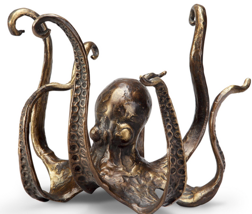 Cast Iron Octopus Decor | Artefacts