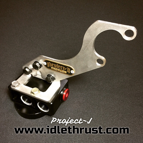 VW AIRCOOLED FULL FLOW THERMOSTAT REMOTE OIL FILTER MOUNT BRACKET ...