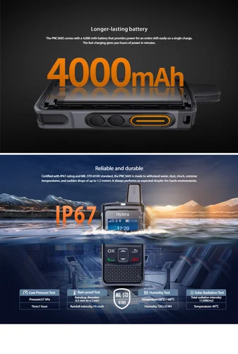 HYTERA PNC360S POC Handheld Radio | Telectronics IT