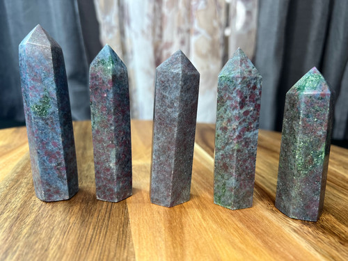 Ruby Fuchsite Tower | Bee Charmer Tarot