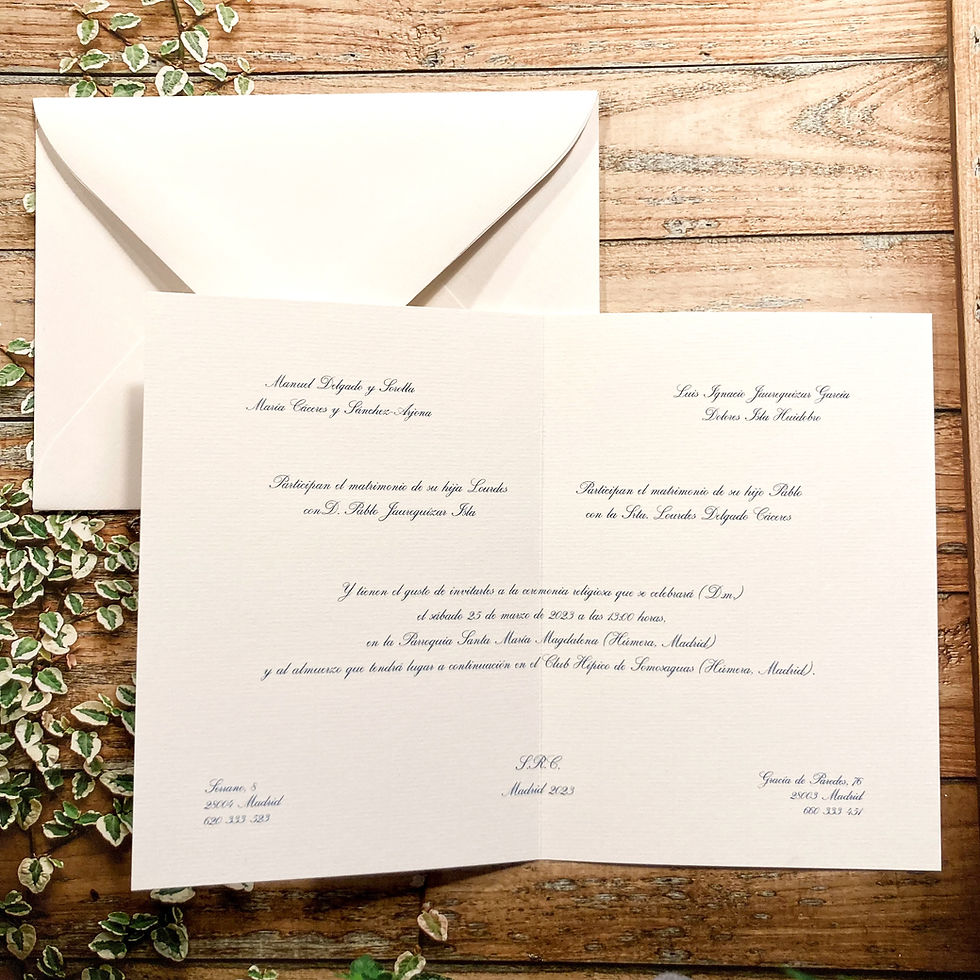Invitaciones de boda | MIBLOC
