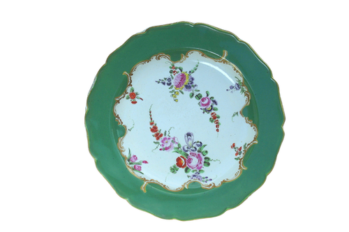 DR WALL WORCESTER English Porcelain Plate 1770 | kingschina