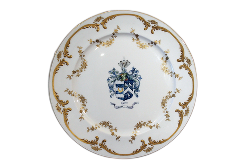 Heiress Philanthropist MARY DUKE SEMANS Armorial Plate | kingschina