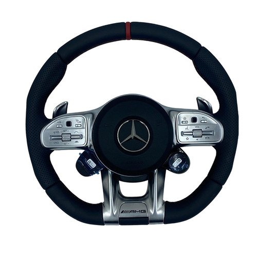 Mercedes-Benz Steering Wheel AMG 2020 LEATHER red +Performance BUTTONS ...