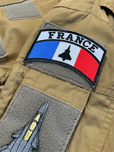 Patch Drapeau France Rafale | ETR 3/4 AQUITAINE