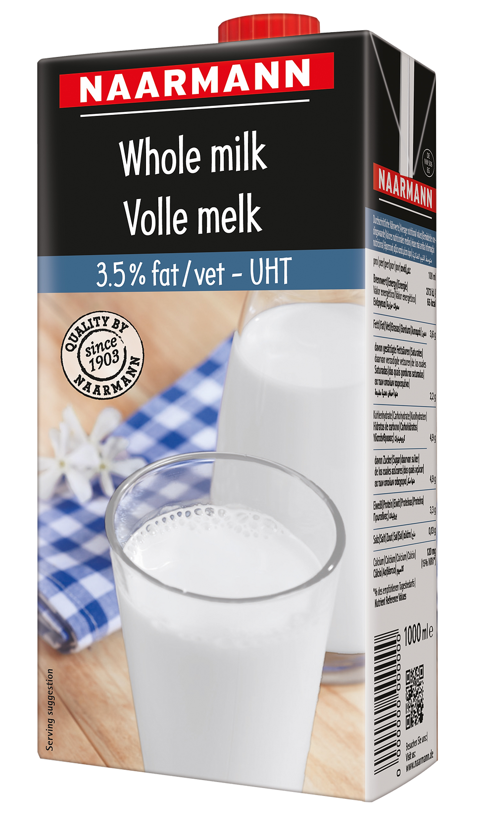 Naarmann UHT Full Cream Milk 3.5%, Germany | FGHK