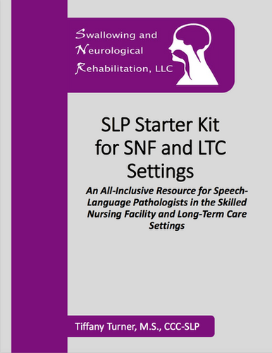 SLP Starter Kit for SNF and LTC Settings | snr-therapy