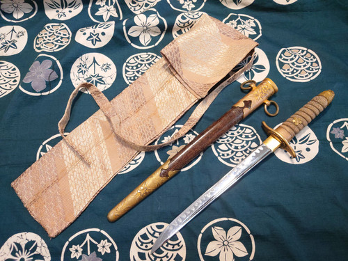 Excellent condition Shark Skin Imperial Japanese Navy Officer Dagger ...