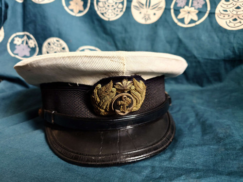 54cm Imperial Japanese Navy Officer Cap with white cover | Shigure ...