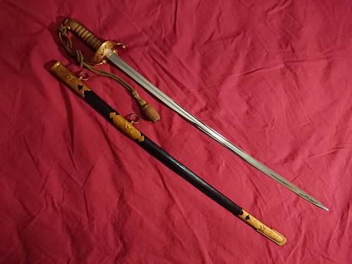 Meiji Era Imperial Japanese Navy Officer Saber | Shigure-militaria