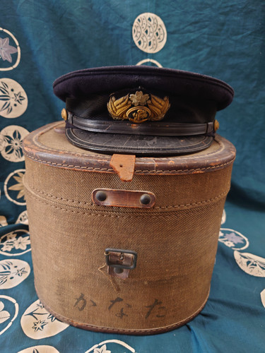 Imperial Japanese Navy Officer Cap with Box | Shigure-militaria