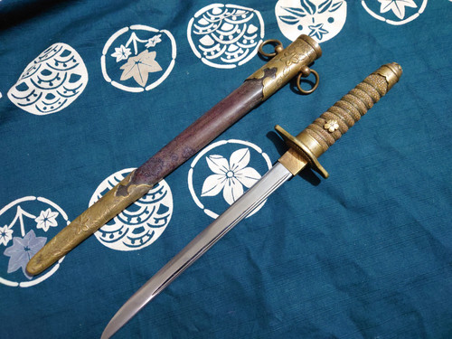 Shark Skin Imperial Japanese Navy Officer Dagger | Shigure-militaria