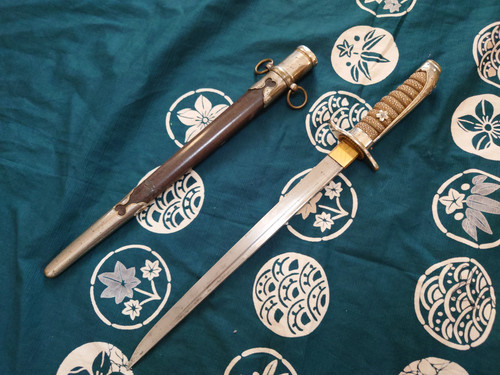 Shark Skin Japanese Forester's Dagger | Shigure-militaria