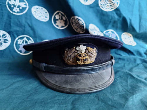55cm Imperial Japanese Navy Officer Cap with white cover | Shigure ...