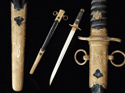 Imperial Japanese Ministry of Railways Officer’s Dagger | Shigure-militaria