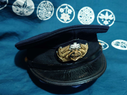 54cm Imperial Japanese Navy Officer Cap | Shigure-militaria