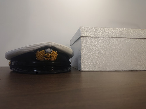 TAKADA Imperial Japanese Navy Officer Cap 58cm | Shigure-militaria