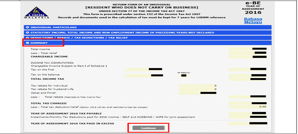 Personal Income Tax E-Filing For First Timers in Malaysia