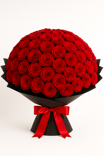70 (Large-head) Red Rose Bouquet | Flowers by JA