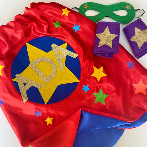 Kids Rainbow Superhero Costume | Robin's Bobbins