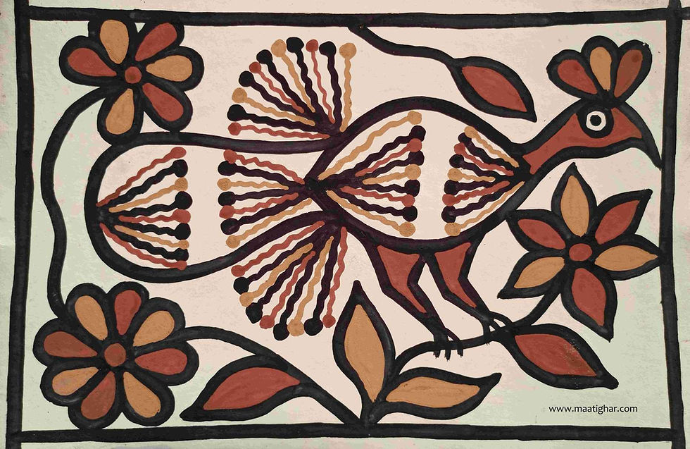 Buy Authentic Sohrai Paintings of Jharkhand by Maati Ghar