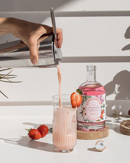 Strawberries & Cream Fizz | Blackwood Valley Distillery
