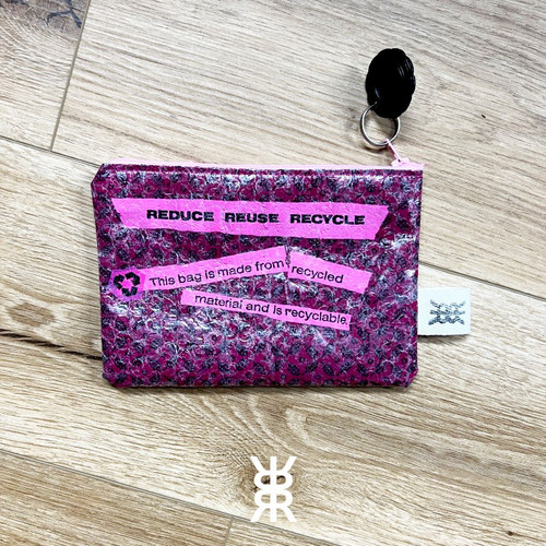 Reduce Reuse Recycle Zip Bag Small | TheCreativeRecycler