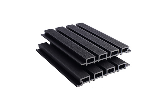 3.6m Storm Triton Composite Slatted Cladding Board - Charcoal ...