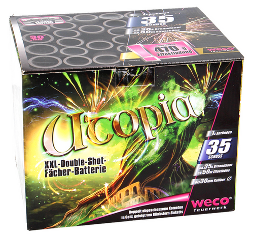 Spettacolo da 35 lanci, calibri misti | Breena Pyro Shop