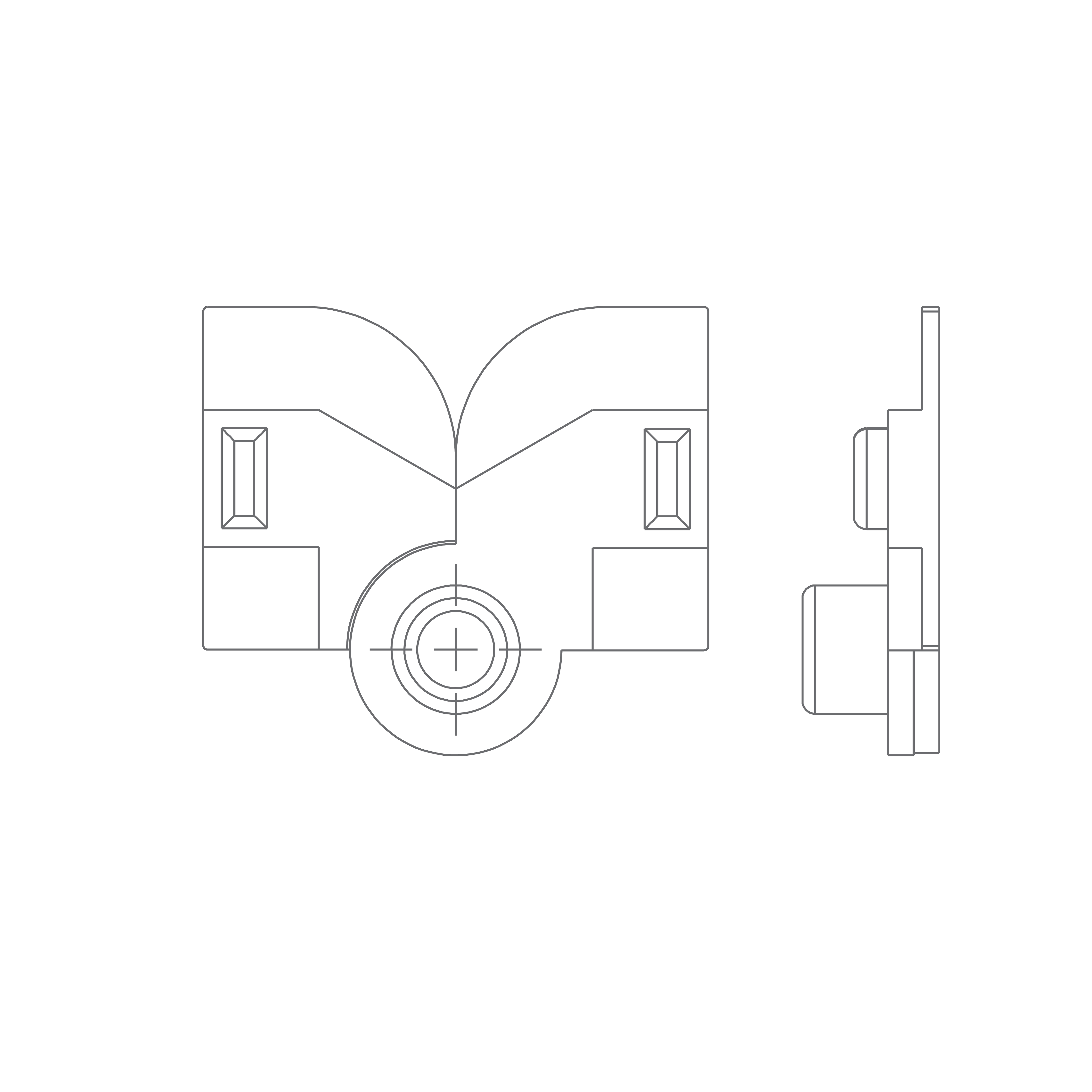 REXwall Adjustable Post Cap