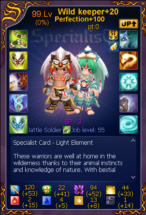 Nostale Dragonveil +20 Wild Keeper Sp Card | Eytram