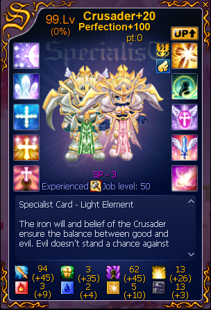 Nostale Dragonveil +20 Crusader Sp Card | Eytram