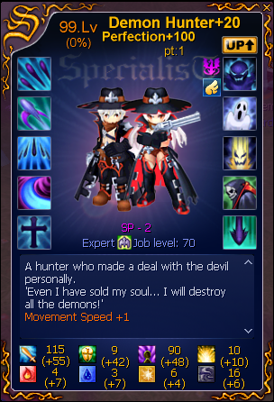 Nostale Dragonveil +20 Demon Hunter Sp Card | Eytram