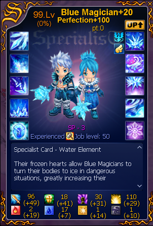 Nostale Dragonveil +20 Blue Magian Sp Card | Eytram
