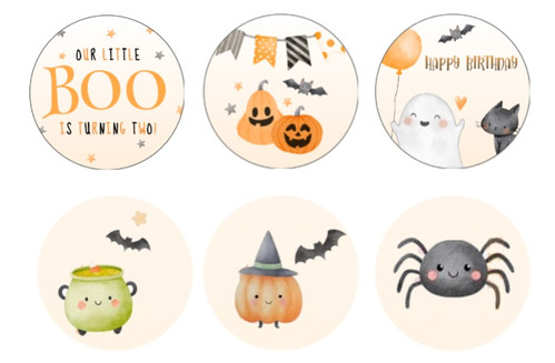 Edible Frosting Sheets - Little Boo is Turning TWO | Sweets By Kash