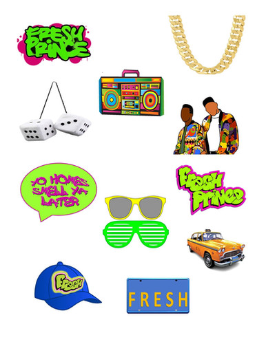 Edible Wafer Cutouts - Fresh Prince | Sweets By Kash