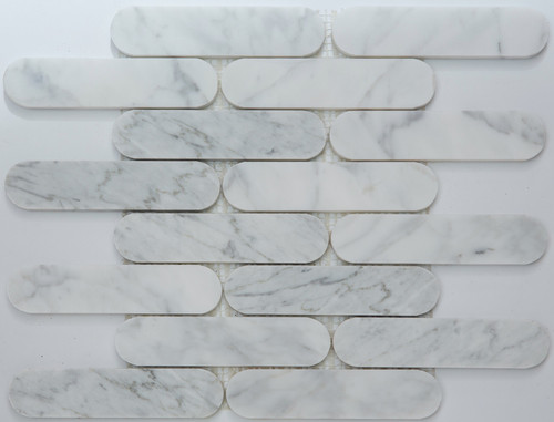 Capsule Carrarra Polished Mosaic | Tile Shed