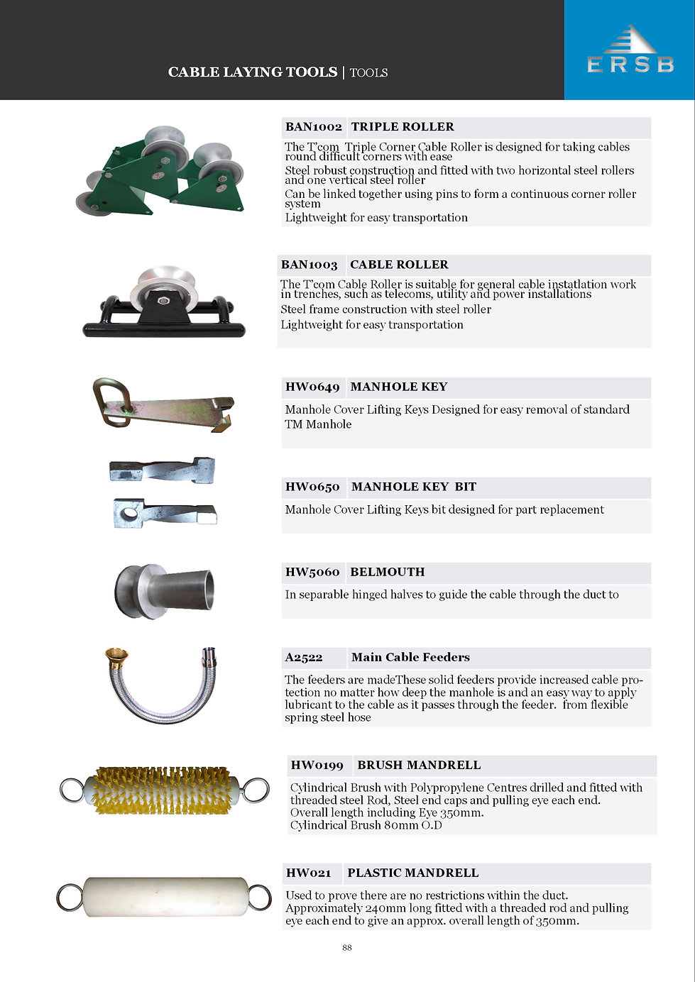 Cable laying tools | ERSBCOM