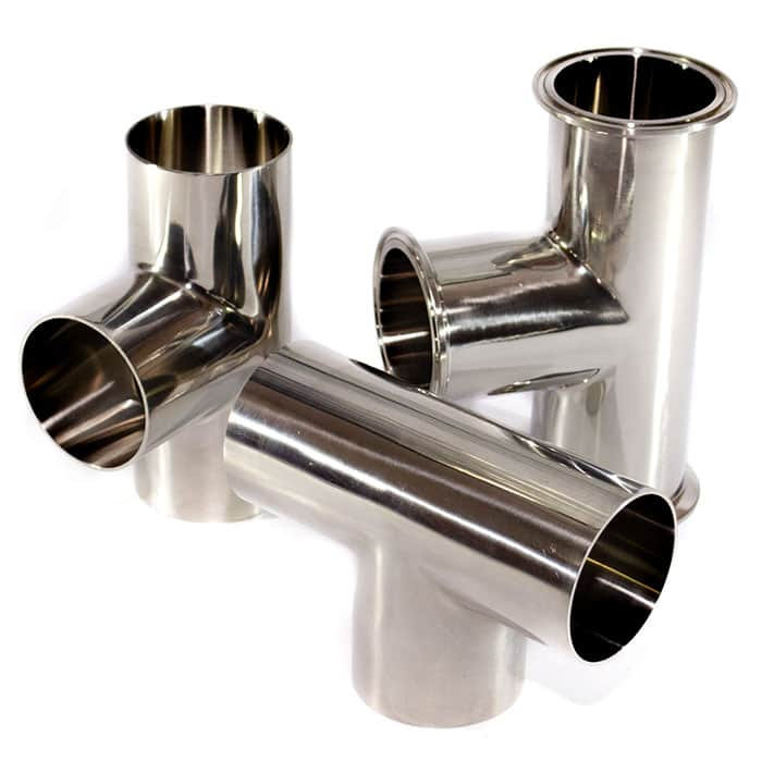 ACCESORIOS DE ACERO INOXIDABLE, TEES