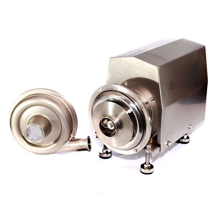 BOMBAS DE ACERO INOXIDABLE, BOMBA CENTRÍFUGA ALIMENTARIA IMPULSOR SEMI ...