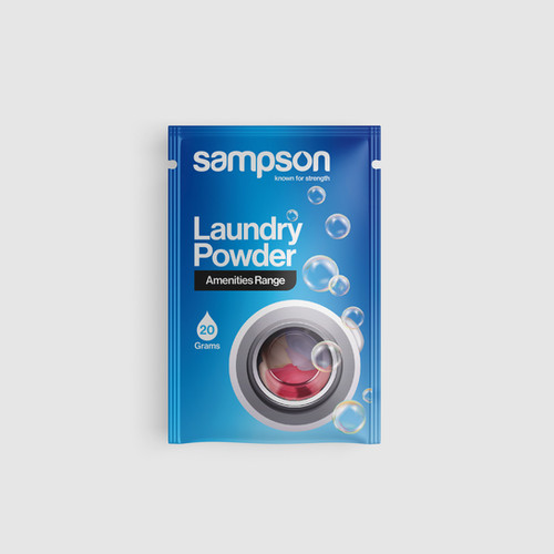 Sampson Laundry Powder Sachets 300 per Carton | KempClean